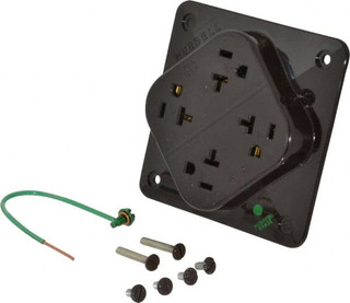 Hubbell Wiring Device-Kellems 125 VAC 20A NEMA 5-20R Hospital Grade ...
