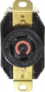 Hubbell Wiring Device-Kellems 125/250 VAC, 20 Amp, L14-20R NEMA, Self ...