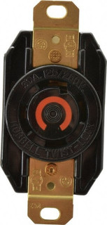 Hubbell Wiring Device-Kellems 125/250 VAC, 30 Amp, L14-30R NEMA, Self ...