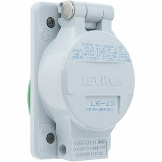Leviton Twist Lock Receptacles, Receptacle/Part Type: Receptacle ...