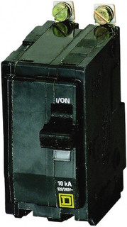 Square D 15 Amp, 240 VAC, 2 Pole, Bolt On Miniature Circuit Breaker 14 ...