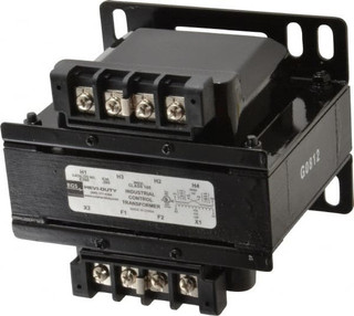 Sola/Hevi-Duty 1 Phase, 0.3 kVA, Control Transformer 2 Input, 1 Output ...