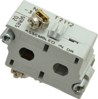 Eaton Cutler-Hammer 0.5 Amp, Electrical Switch Contact Block 120 VAC ...