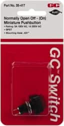 GC/Waldom Electronics 0.4 Inch Mount Hole, Miniature Pushbutton Switch ...