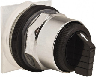 Schneider Electric 30mm Mount Hole, 3 Position, Knob and Pushbutton ...