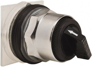Schneider Electric 30mm Mount Hole, 2 Position, Knob and Pushbutton ...