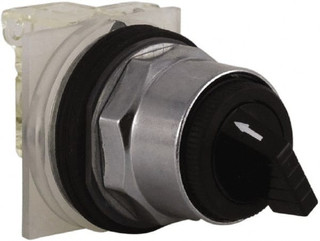 Schneider Electric 30mm Mount Hole, 2 Position, Knob and Pushbutton ...
