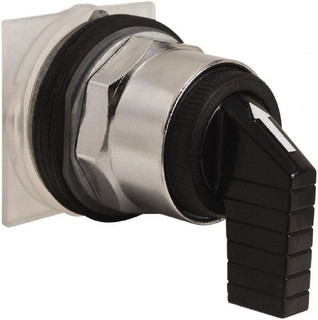 Schneider Electric 30mm Mount Hole, 3 Position, Knob and Pushbutton ...