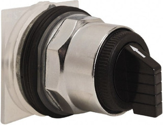 Schneider Electric 30mm Mount Hole, 3 Position, Knob and Pushbutton ...