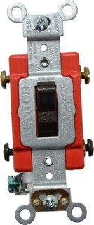 Leviton 2 Pole, 120 to 277 VAC, 20 Amp, Industrial Grade Toggle Wall ...
