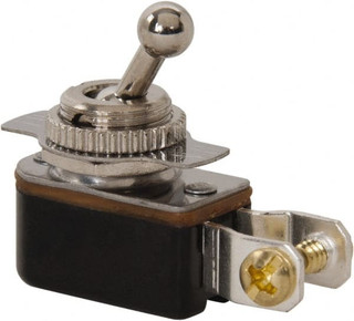 GC/Waldom Electronics SPST Medium Duty On-Off Toggle Switch Screw ...