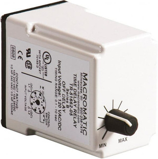 Macromatic 11 Pin, Multiple Range DPDT Time Delay Relay 10 Contact Amp ...