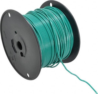 Southwire 16 AWG, 26 Strand, Green Machine Tool Wire PVC, Acid ...