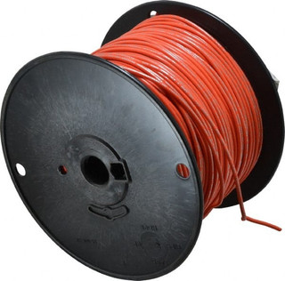 Southwire 18 AWG, 16 Strand, Orange Machine Tool Wire PVC, Acid ...