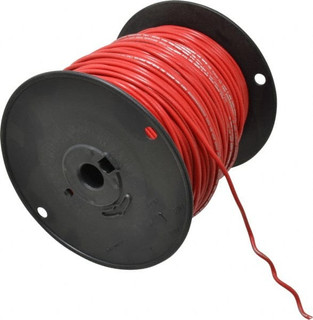 Southwire 14 AWG, 41 Strand, Red Machine Tool Wire PVC, Acid, Moisture ...