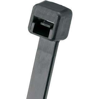 Panduit 8" Long Black Nylon Standard Cable Tie 40 Lb Tensile Strength ...