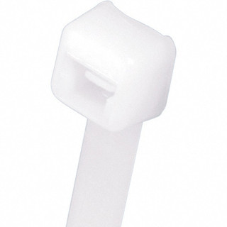 Panduit 8" Long Natural Nylon Standard Cable Tie 18 Lb Tensile Strength ...