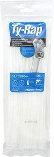 Thomas & Betts 11.1" Long Natural (Color) Nylon Standard Cable Tie 30 ...