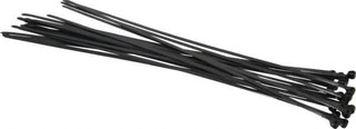 Thomas & Betts 14.2" Long Black Nylon Standard Cable Tie 50 Lb Tensile ...