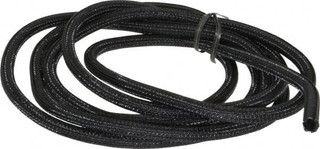 Techflex Black Braided Cable Sleeve 10 ft. Coil Length, -103 to 257°F ...