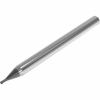 Seco Tools 1mm Diam, 1mm LOC, 2 Flute Solid Carbide Ball End Mill SIRON ...