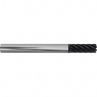 Accupro 3/4" Diam 7 Flute Solid Carbide 0.09" Corner Radius End Mill ...