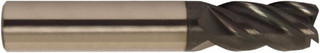 Accupro 3/4" Diam 4 Flute Solid Carbide 0.19" Corner Radius End Mill ...