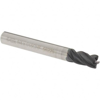 OSG 1/4" Diam 4 Flute Solid Carbide 0.016" Chamfer Width Corner Chamfer ...