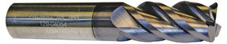 PROMAX Tools 1" Diam 4 Flute Solid Carbide 0.09" Corner Radius End Mill ...