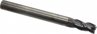 RobbJack 1/4" Diam 3 Flute Solid Carbide 0.003 to 0.005" Chamfer Width ...