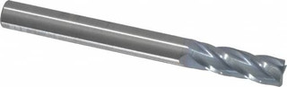 RobbJack 1/4" Diam 4 Flute Solid Carbide 0.003 to 0.005" Chamfer Width ...