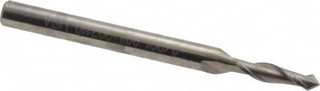 Melin Tool 3/32" Diam, 3/8" LOC, 2 Flute, 90° Point Angle, Solid ...