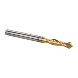 Melin Tool 1/8" Diam, 1/2" LOC, 2 Flute, 90° Point Angle, Solid Carbide ...
