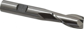 Cleveland 9/16" Diam, 1-1/4" LOC, 2 Flute High Speed Steel Keyway End ...
