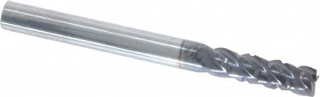 PROMAX Tools 3/16" Diam 4-Flute 40° Solid Carbide 0.01" Corner Radius ...