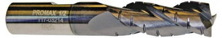 PROMAX Tools 5/16" Diam 3-Flute 35° Solid Carbide 0.02" Corner Radius ...