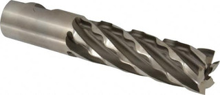 Weldon 1-1/4" Diam 6-Flute 30° High Speed Steel Square Roughing ...