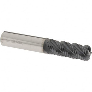 OSG 1/2" Diam, Fine Pitch, 1-1/4" LOC, 4 Flute Solid Carbide 0.125 ...