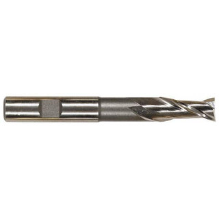 Hertel 1", 2-1/2" LOC, 1" Shank Diam, 7-1/4" OAL, 2 Flute, High Speed ...