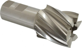 Hertel 2", 2" LOC, 1-1/4" Shank Diam, 4-1/2" OAL, 6 Flute, High Speed ...