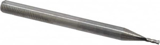 M.A. Ford 1mm, 3mm LOC, 3mm Shank Diam, 1-1/2" OAL, 4 Flute, Solid ...