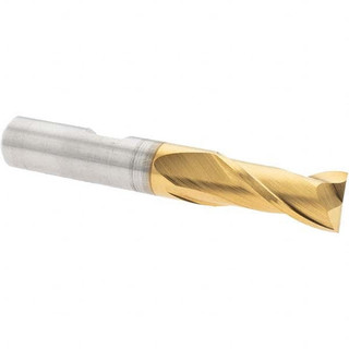 Melin Tool 10mm, 13/16" LOC, 3/8" Shank Diam, 2-1/2" OAL, 2 Flute ...