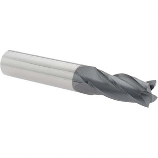 Melin Tool 17/32", 1-1/4" LOC, 9/16" Shank Diam, 3-1/2" OAL, 4 Flute ...