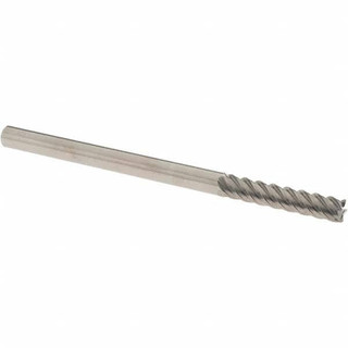 OSG 1/4", 1-1/4" LOC, 1/4" Shank Diam, 4" OAL, 5 Flute, Solid Carbide ...