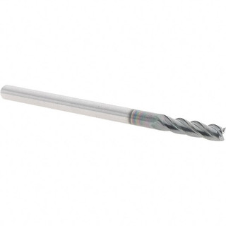 Supermill Square End Mill, 1/8" Dia, 1/2" LOC, 1/8" Shank Dia, 1-1/2 ...