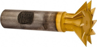 Made in USA 45° 1-3/8" Cut Diam, 3/8" Cut Width, High Speed Steel ...