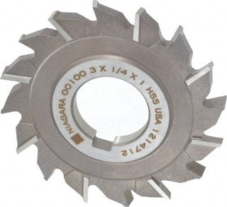 KEO 3" Diam x 1/4" Face Width Staggered Tooth Side Milling Cutter 1 ...