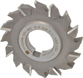 KEO 3" Diam x 3/8" Face Width Staggered Tooth Side Milling Cutter 1 ...