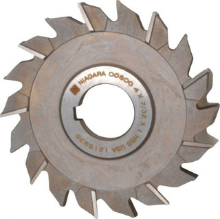 KEO 4" Diam x 7/32" Face Width Staggered Tooth Side Milling Cutter 1 ...