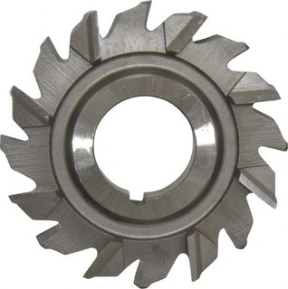 Made in USA 2-1/2" Diam x 1/2" Face Width Staggered Tooth Side Milling ...